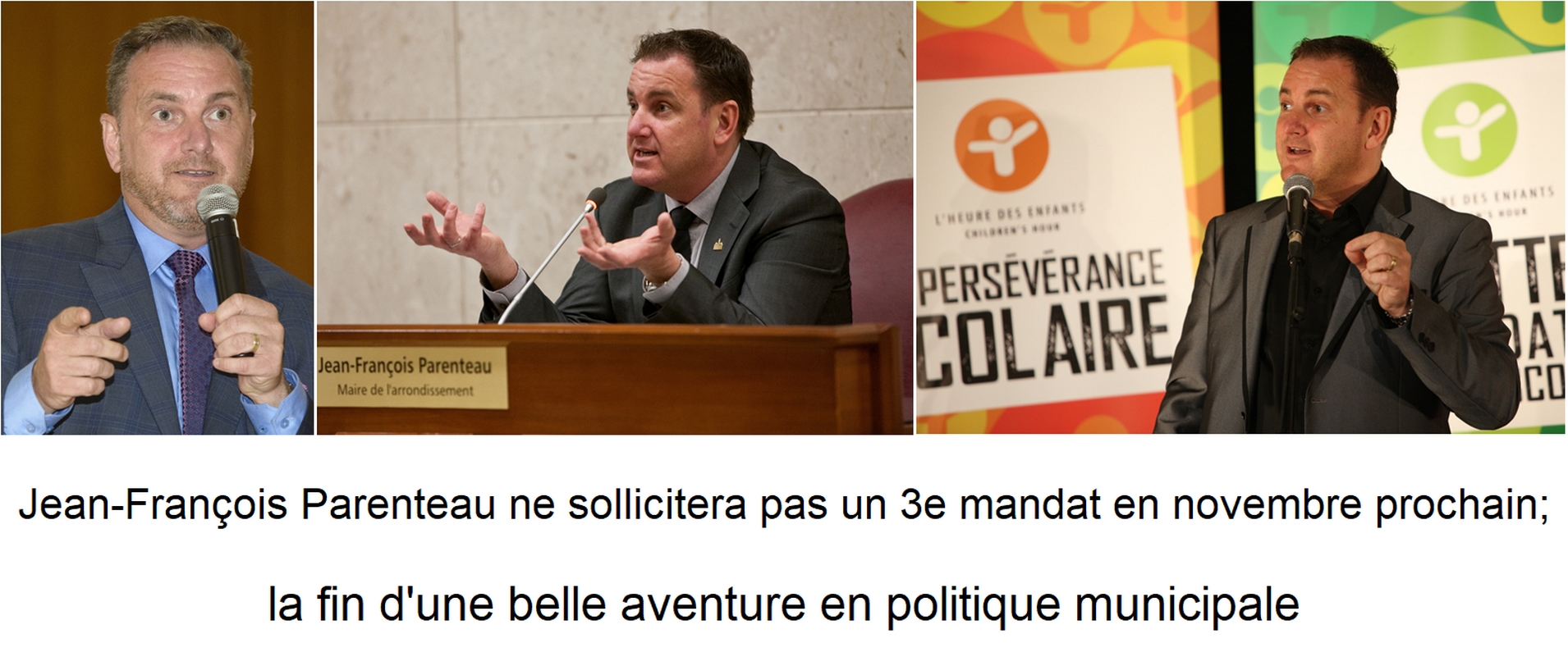 Pas de 3e mandat pour Jean-François Parenteau | Explore Verdun IDS