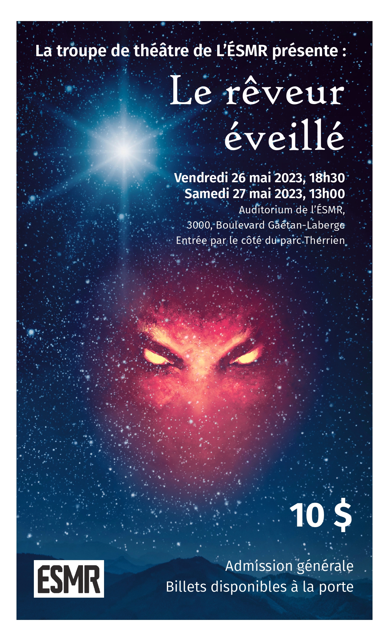 Le rêveur éveillé, à l’ÉSMR à la fin de mai | Explore Verdun IDS